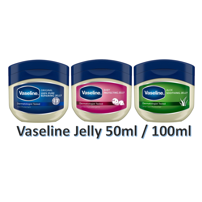 Vaseline Petroleum Jelly 50g / 100g | Shopee Malaysia