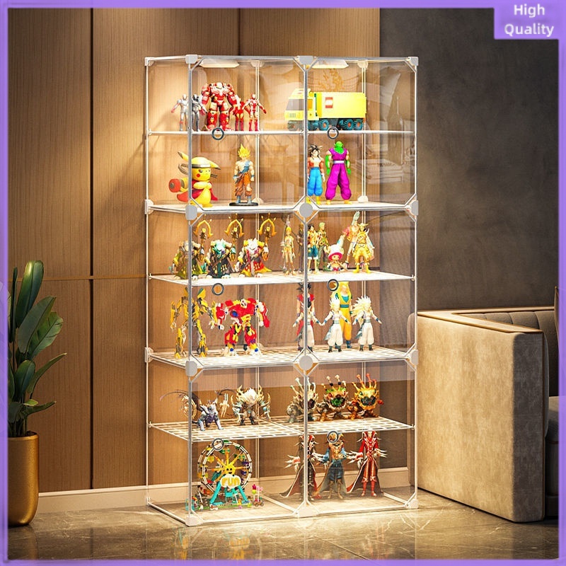Shelf model toy transparent display cabinet acrylic display cabinet ...
