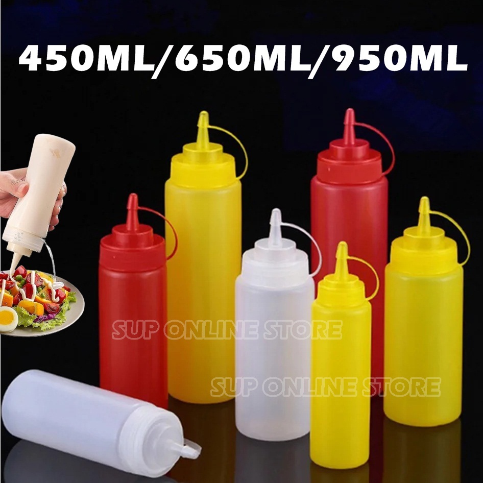 LAVA Sauce & Spice Squeezer / Multipurpose Plastic Sauce Bottle / Botol ...