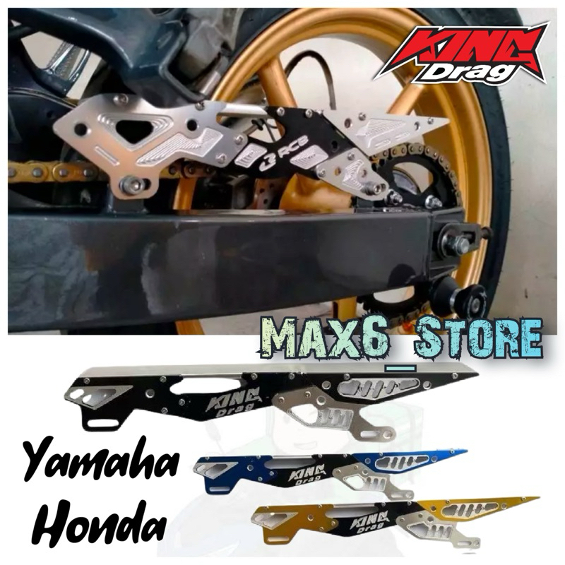 Yamaha Honda King Drag Universal Chain Cover CNC Alloy Y16ZR Y15ZR ...