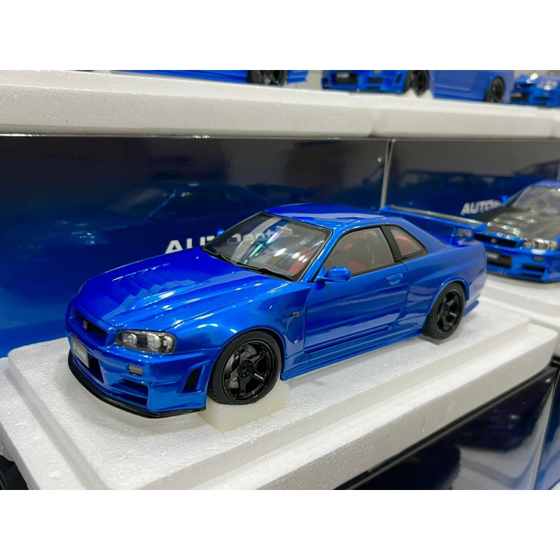1/18 Scale Autoart New Model AUTOART 77462 NISSAN SKYLINE GT-R (R34) Z-TUNE | Shopee Malaysia