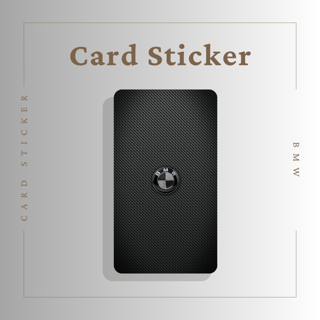 BMW CARD STICKER - TNG CARD / NFC CARD / ATM CARD / ACCESS CARD / TOUCH N GO CARD / WATSON CARD ...
