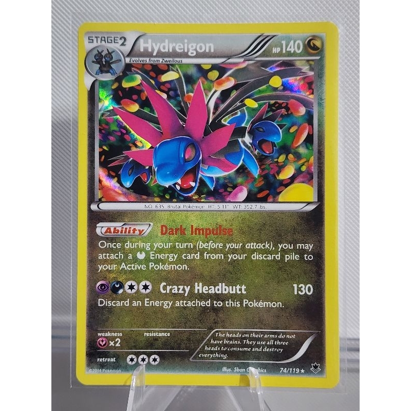 2014 Hydreigon Card (Rare Holo) | Shopee Malaysia