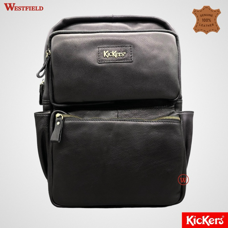 🔥New Arrivals🔥 Kickers Premium Leather Carryon Backpack ( KIC-S 87563 ...