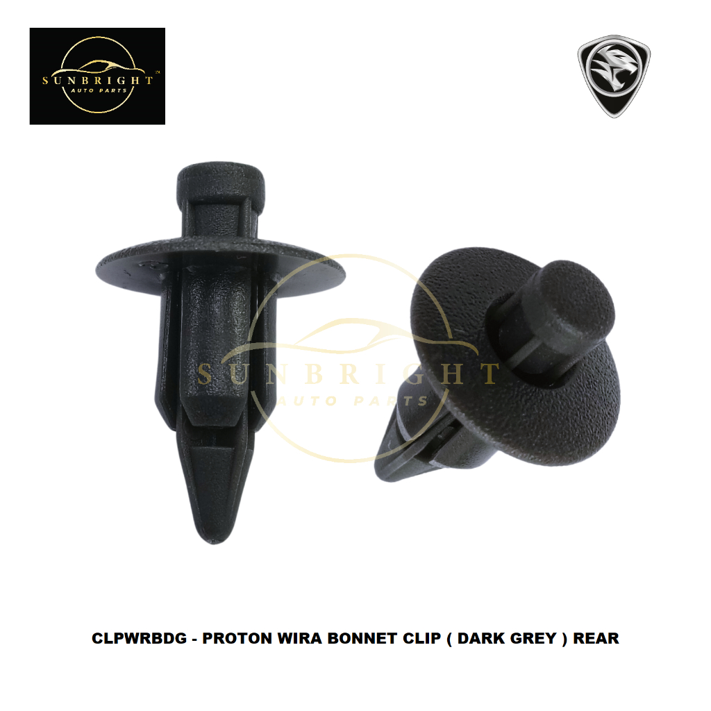 PROTON WIRA BONNET CLIP ( DARK GREY ) REAR | Shopee Malaysia