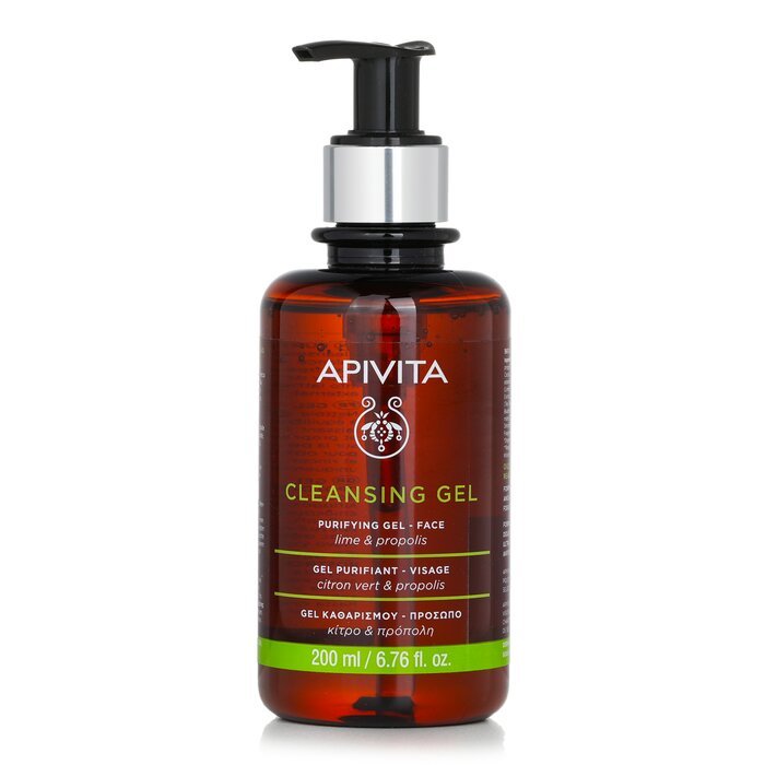 APIVITA - Purifying Gel With Propolis & Lime - For Oily/Combination Skin - 200ml/6.8oz | Shopee ...