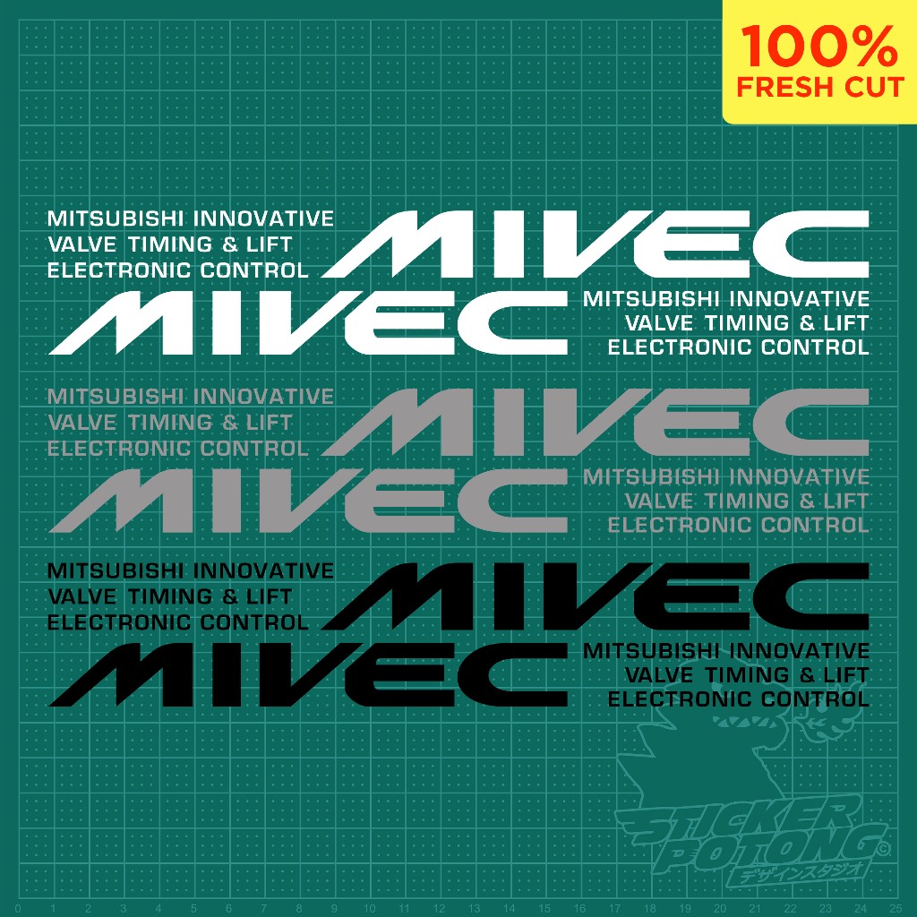 MIVEC SIDE DOOR STICKER (STICKER POTONG) | Shopee Malaysia