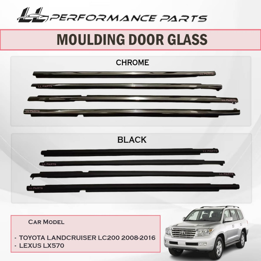 Original Toyota Landcruiser LC200 2008-2016 Lexus LX570 Chrome Black ...