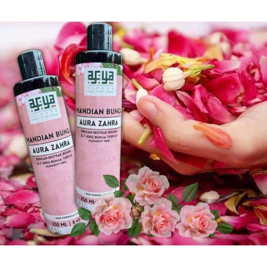 250ml Mandian Bunga Aura Zahra dari AFYA BIDARA | Mandian 7 aura bunga ...