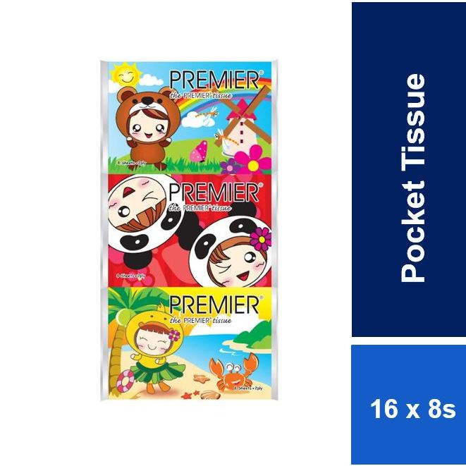 Premier Pocket Tissue 8s x 16 | Shopee Malaysia