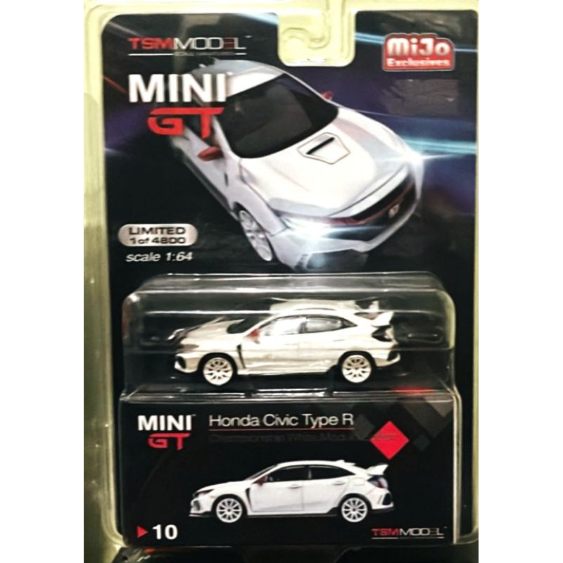 Mini GT Civic Type R Championship No.10 Mijo Blister Limited Edition ...