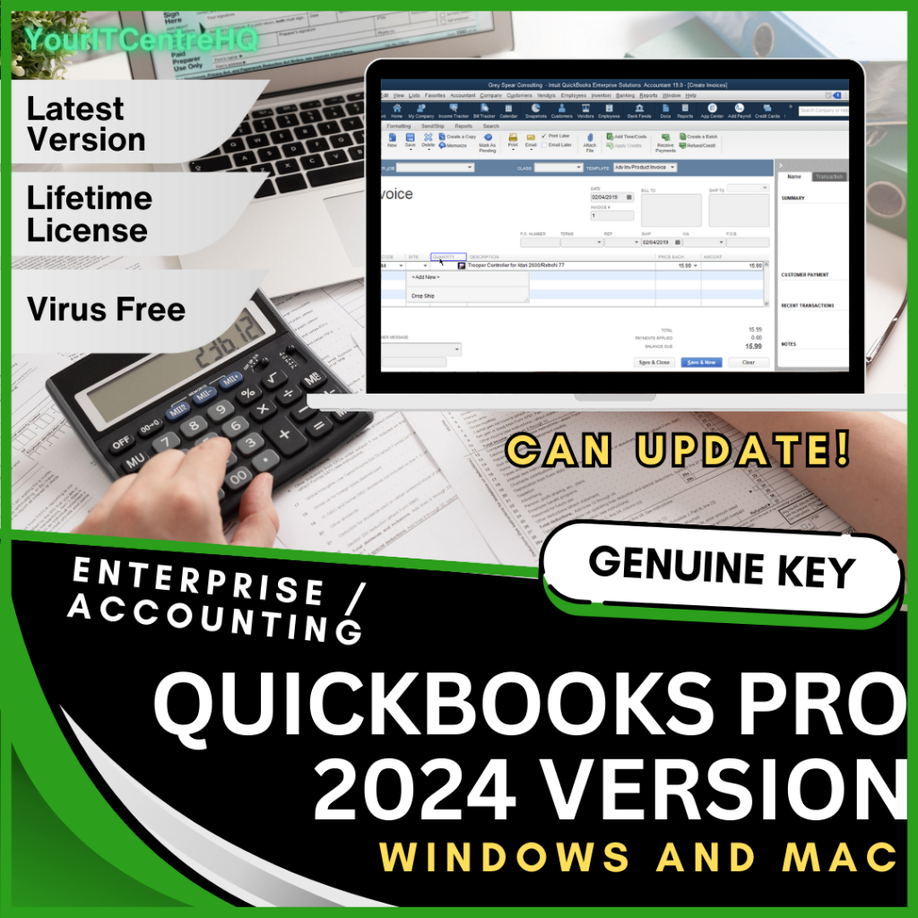 [Genuine Key] QuickBooks Enterprise 2024 | Accounting Software for Business | Can update | Not ...
