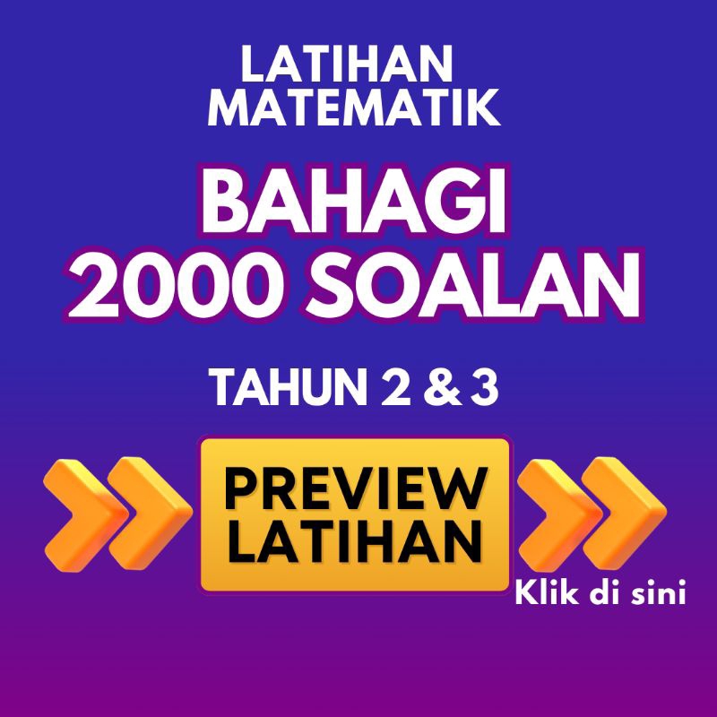 Pdf Latihan Matematik Bahagi 2000 Soalan Bentuk Lazim Math