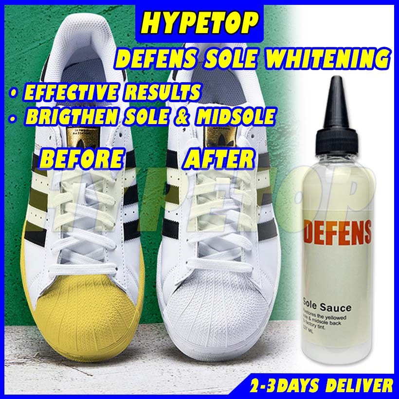 DEFENS Shoes whitening Sole bright 127ML Unyellowing shoe rubber ...