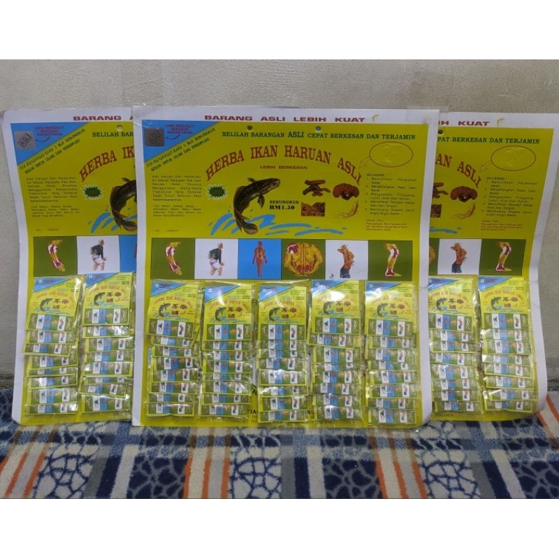 PIL HERBA IKAN HARUAN 💯%ORIGINAL | Shopee Malaysia