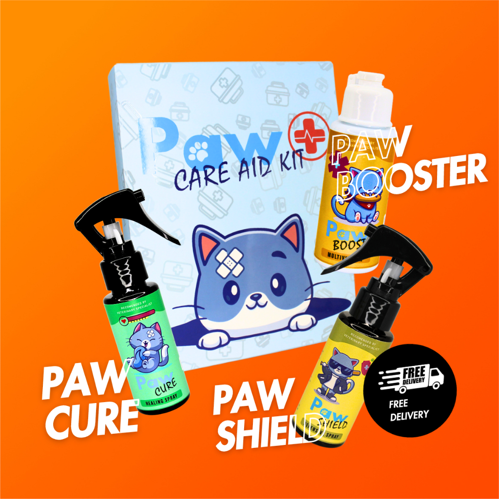PAW CARE AID KIT ORIGINAL HQ (PAW BOOSTER + PAW SHIELD + PAW CURE ...