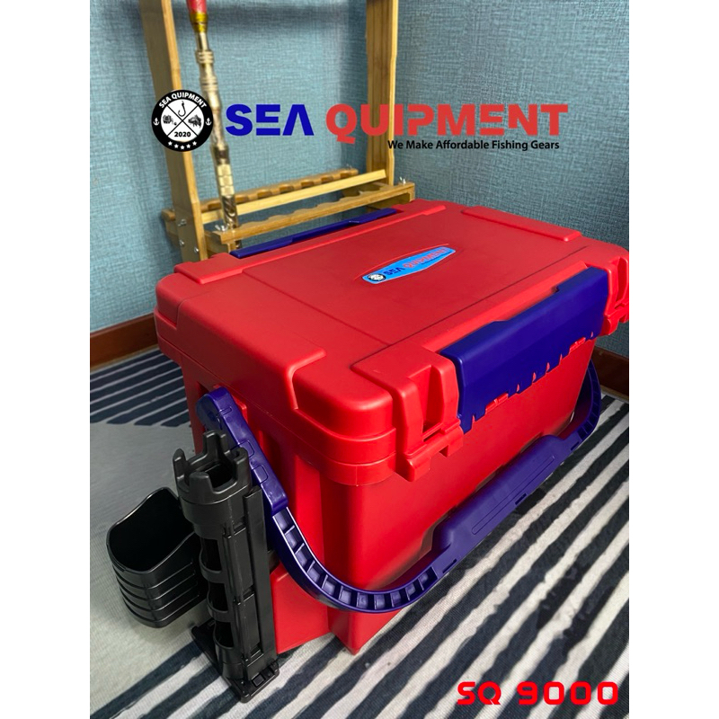 Fishing Tackle Box Kotak Pancing SQ9000 FREE Rod Holder FREE Cup Holder | Shopee Malaysia