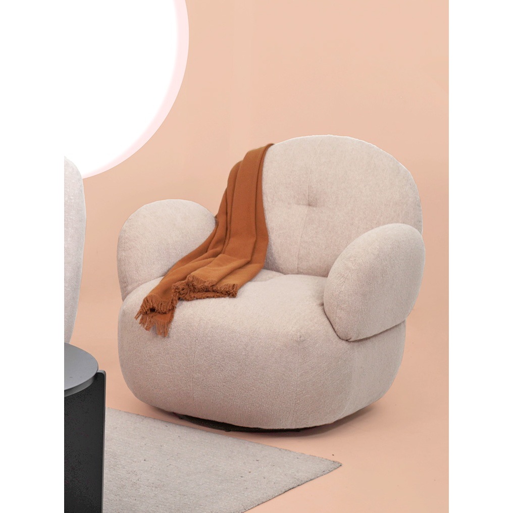 Kerusi Pusing Ruang Tamu IRIS Swivel Armchair Lounger Sofa Kerusi Rehat ...