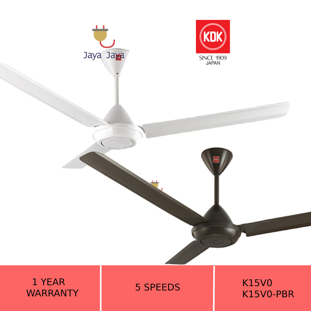 KDK K15VO-PBR Ceiling Fan 60”inch K15VOPBR K15VO CF611 CF618 CF618B ...