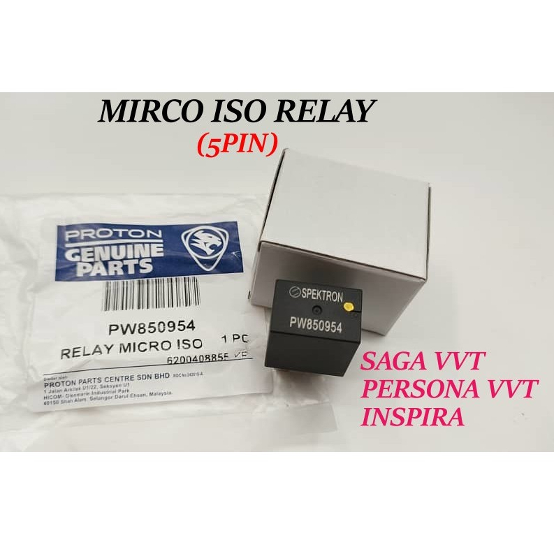 ORIGINAL PW850954 RELAY MIRCO ISO SAGA VVT PERSONA VVT IRIZ INSPIRA ...