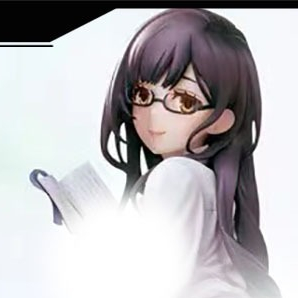 ~~Taken Off~~ 27cm Literary Girl library beauty pvc girl statue anime ...