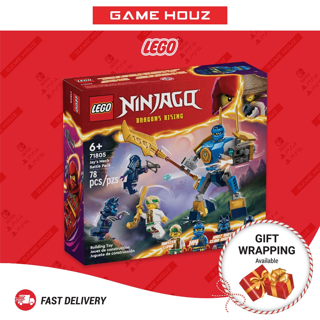 LEGO NINJAGO Jay's Mech Battle Pack (LG71805) | Shopee Malaysia