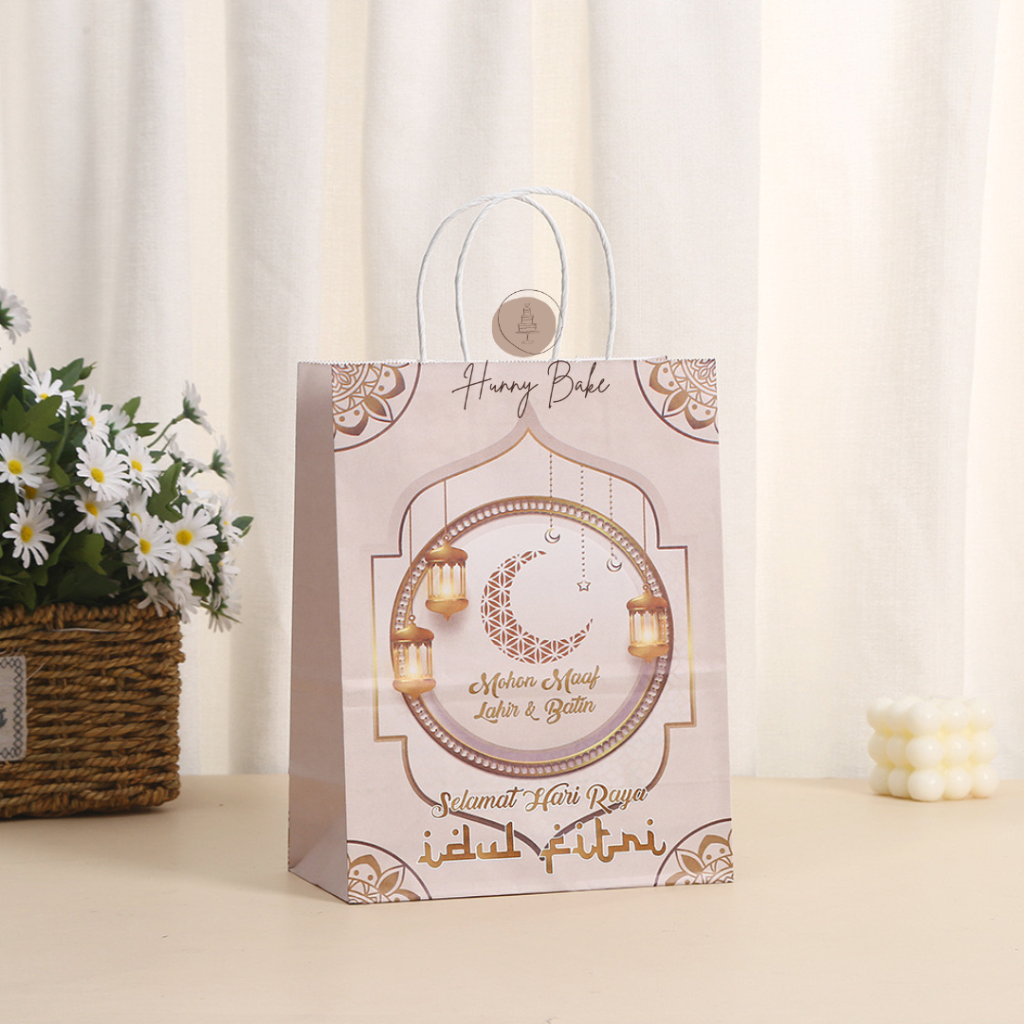 Hari Raya Paper Bag For Festival Celebration Doorgift Packaging Beg Gift Box Kotak Balang Kuih ...