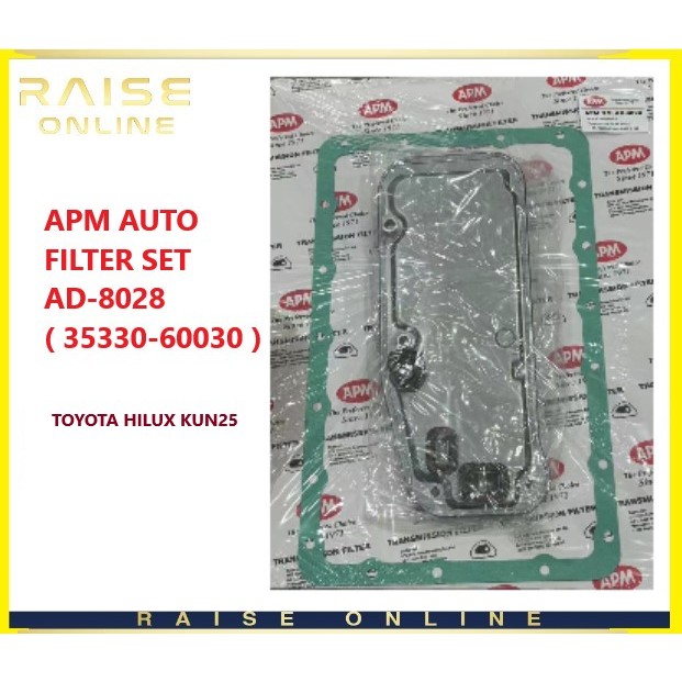 APM Auto Filter Toyota Hilux Vigo KUN25 KUN26 Innova 2.5 / 3.0 Fortuner ...