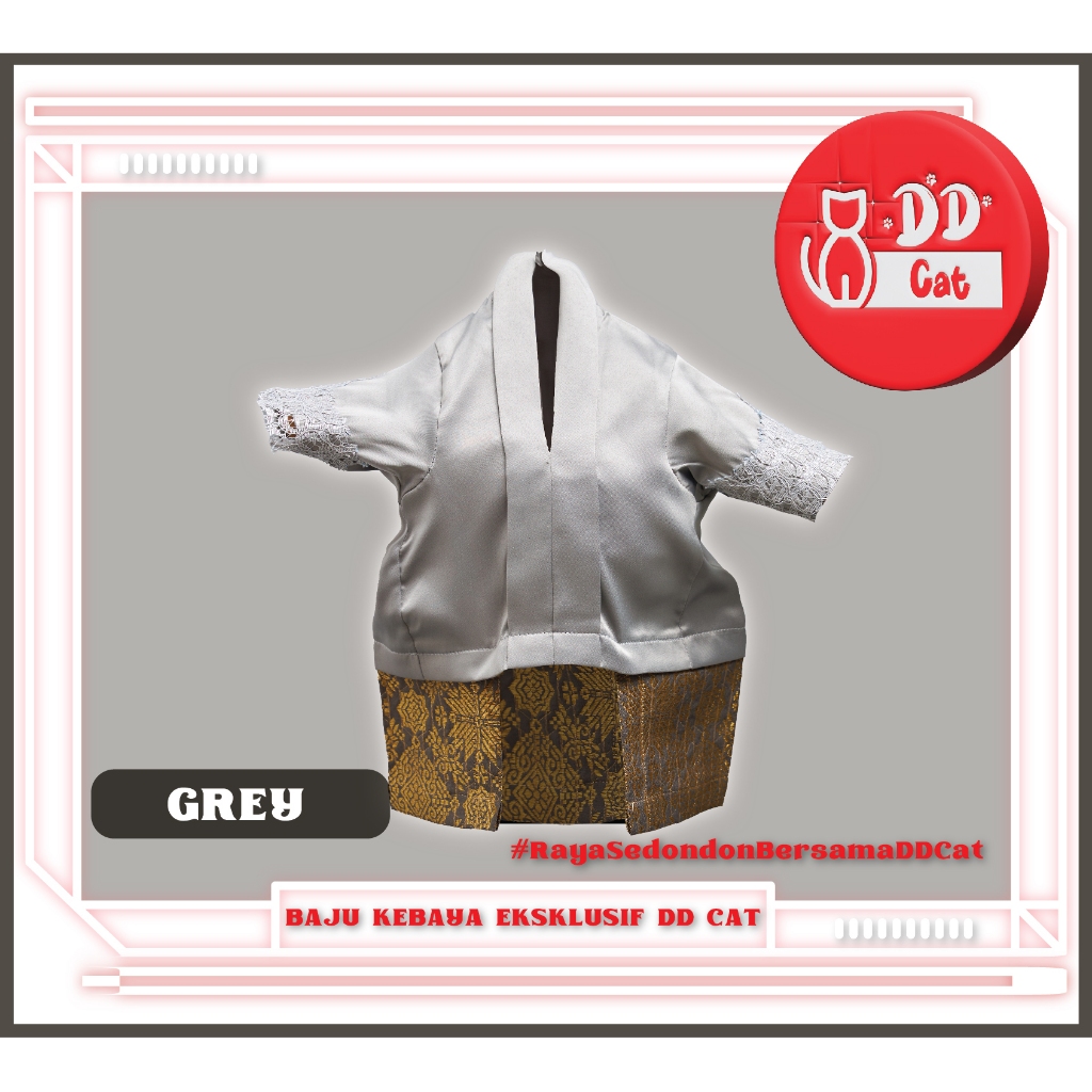 BAJU RAYA KUCING DD CAT Baju Kebaya | Shopee Malaysia