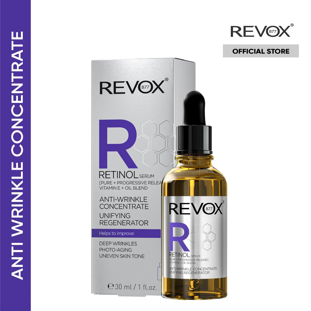【Ready Stock】REVOX B77 Retinol Serum Unifying Regenerator 30ml (100% ...