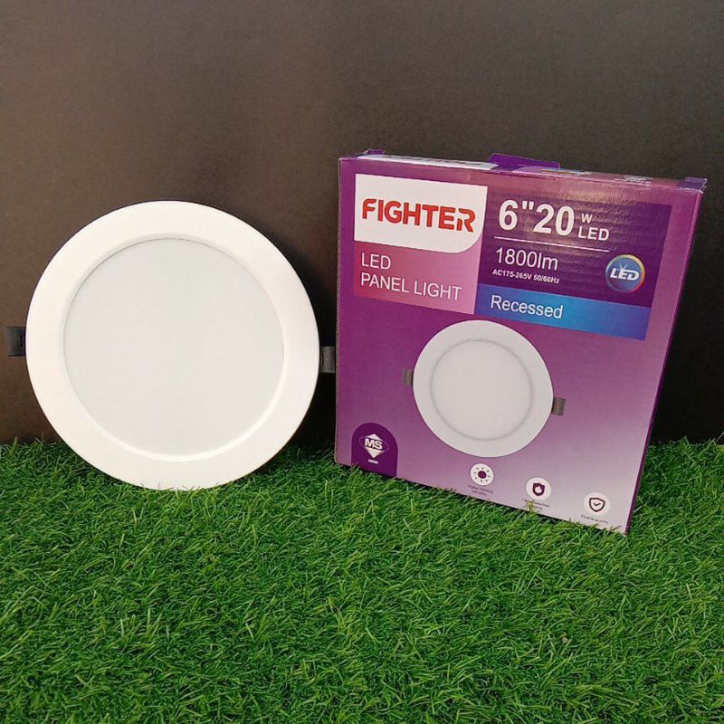 FIGHTER LED DOWNLIGHT 6" ROUND 20W (6500K,4000K,3000K) | Shopee Malaysia