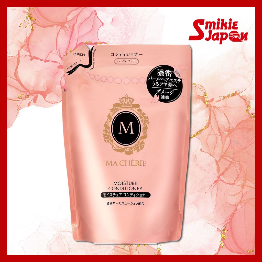 Shiseido Ma Cherie Air Feel Shampoo Conditioner Pump & (Refill) Air ...