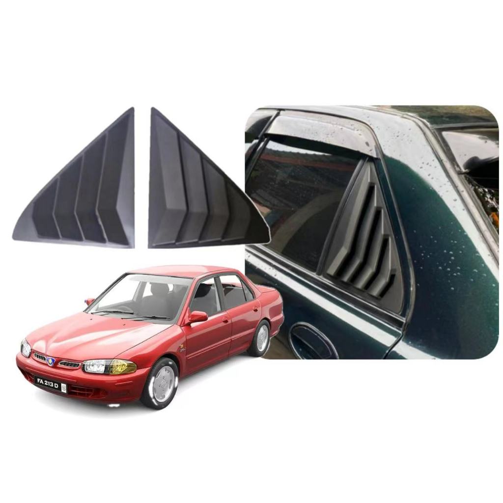 Proton Wira Window Cover Mustang Shark Fin Sport Style Matte Black ...