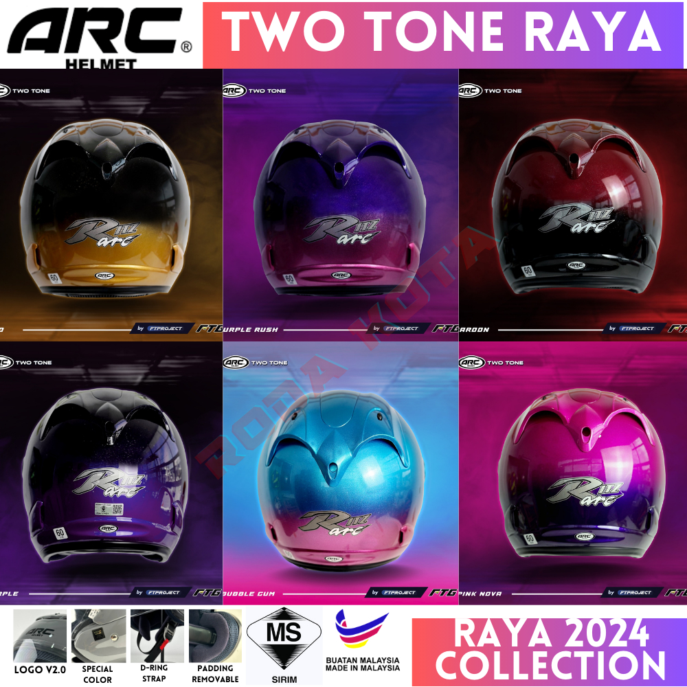 ARC Ritz Two Tone RAYA Special COLOR 2024 💯 ORIGINAL ARC | Shopee Malaysia