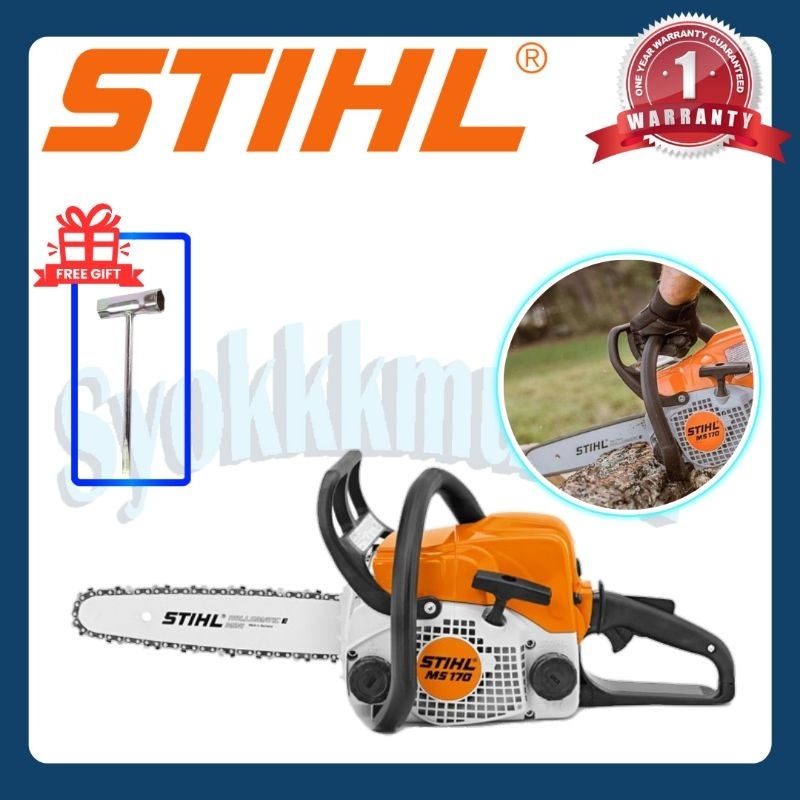 100% Original STIHL MS170 16'' Chain Saw (Made in GERMANY) | Shopee Malaysia
