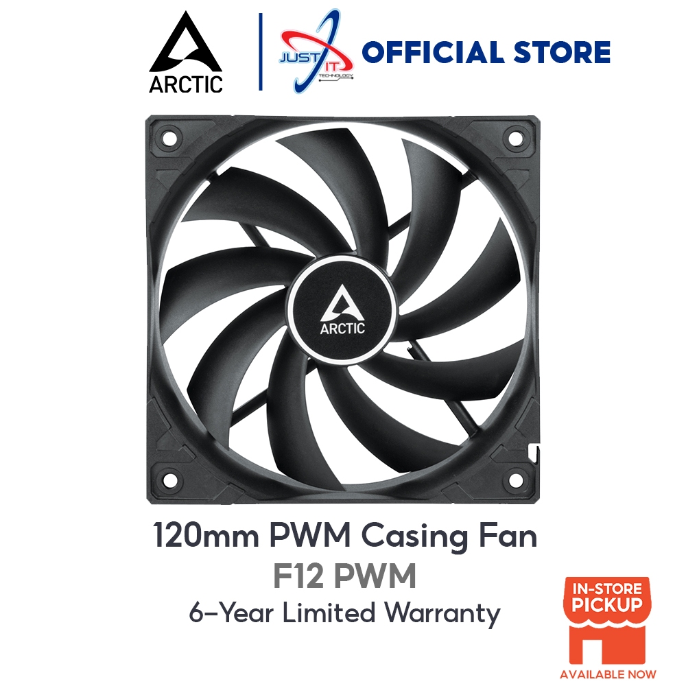ARCTIC F12 PWM PST 120mm PWM CASING FAN - BLACK | Shopee Malaysia