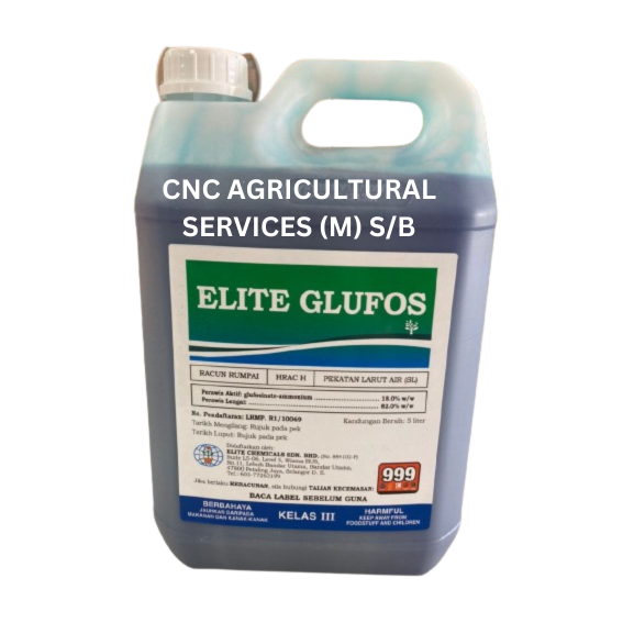Elite Glufos 5L Racun Rumput Rumpai Glufosinate Ammonium 18% Herbicide ...