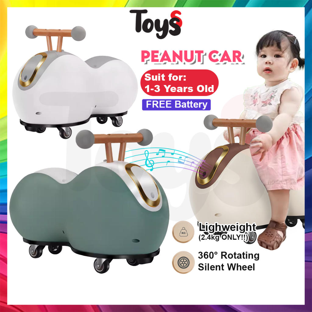🔥Toyss Peanut Car Baby Car Kereta Budak Kereta Mainan Budak Yoyo Car ...