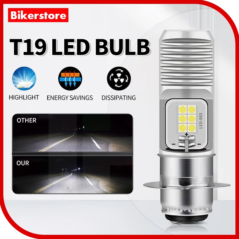 T19 LED Bulb Mentol Lampu Depan Head Lamp Light Bulb Led Motorcycle Head Lamp Light Bulb ...