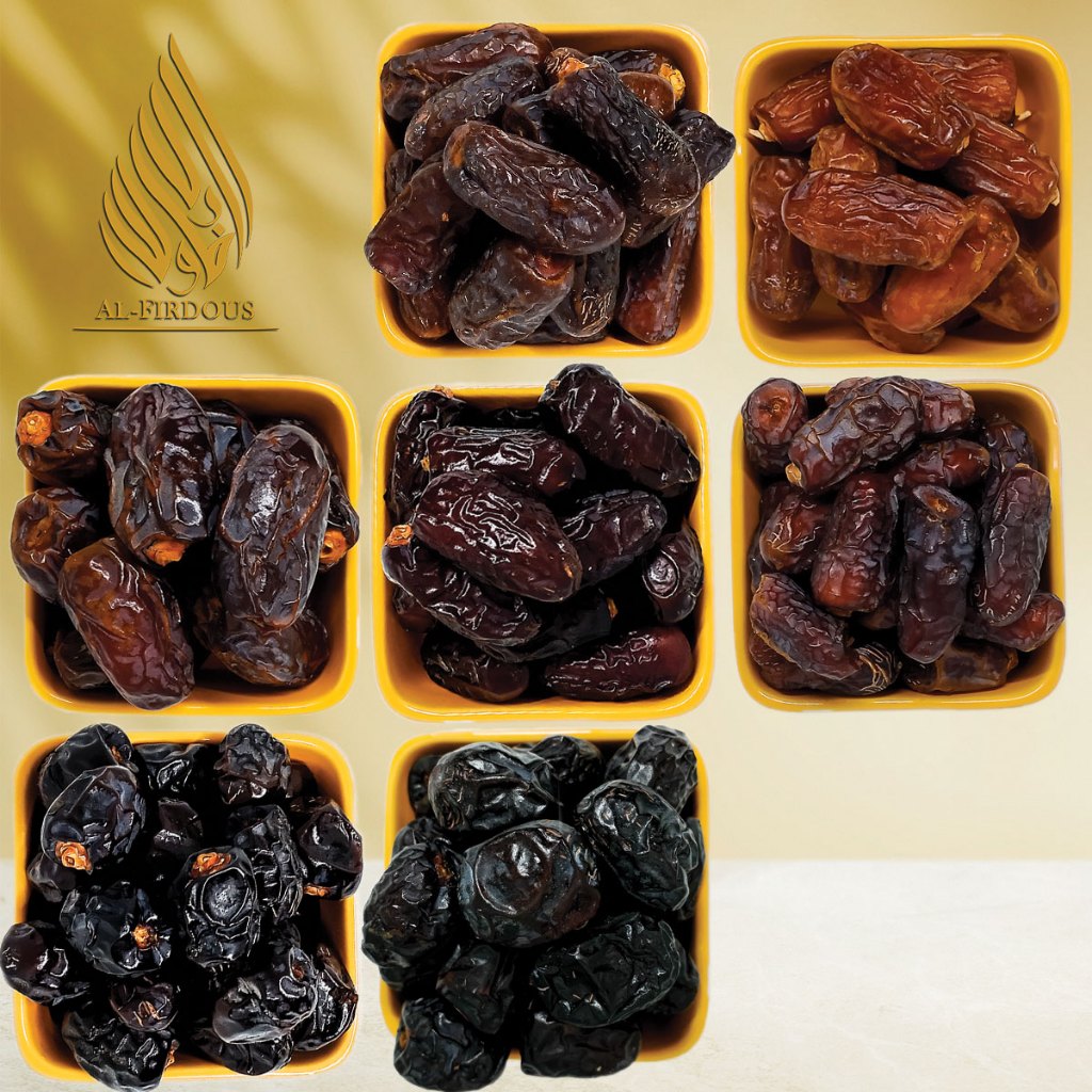 Kurma 5KG Ajwa | Safawi | Mabroom | Medjool Palestine | Mariami | ajwa ...