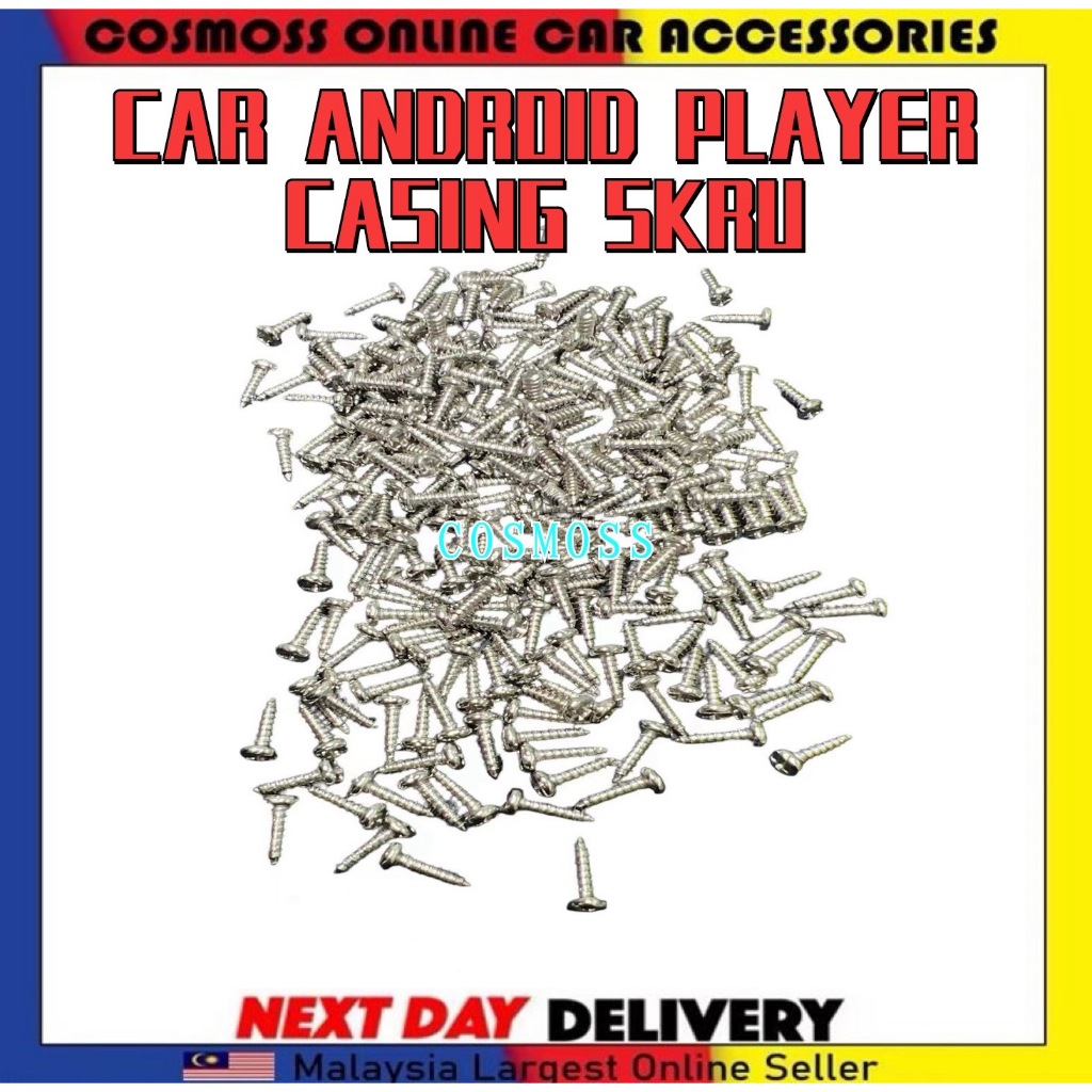 (10pcs) Car Android Player 9"/10" Big Screen Casing Screws | Shopee ...