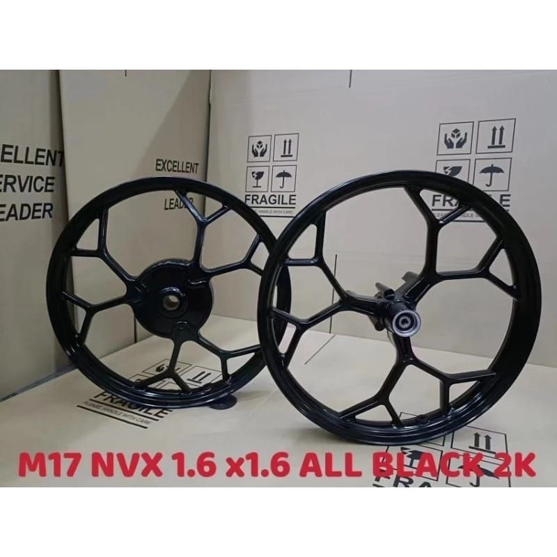 Yamaha Nvx155 V1 V2 Aerox / Enkei《model XTERO X33》 Thailand Aerox Rim 1.6x1.6 Sportrim Sport Rim ...
