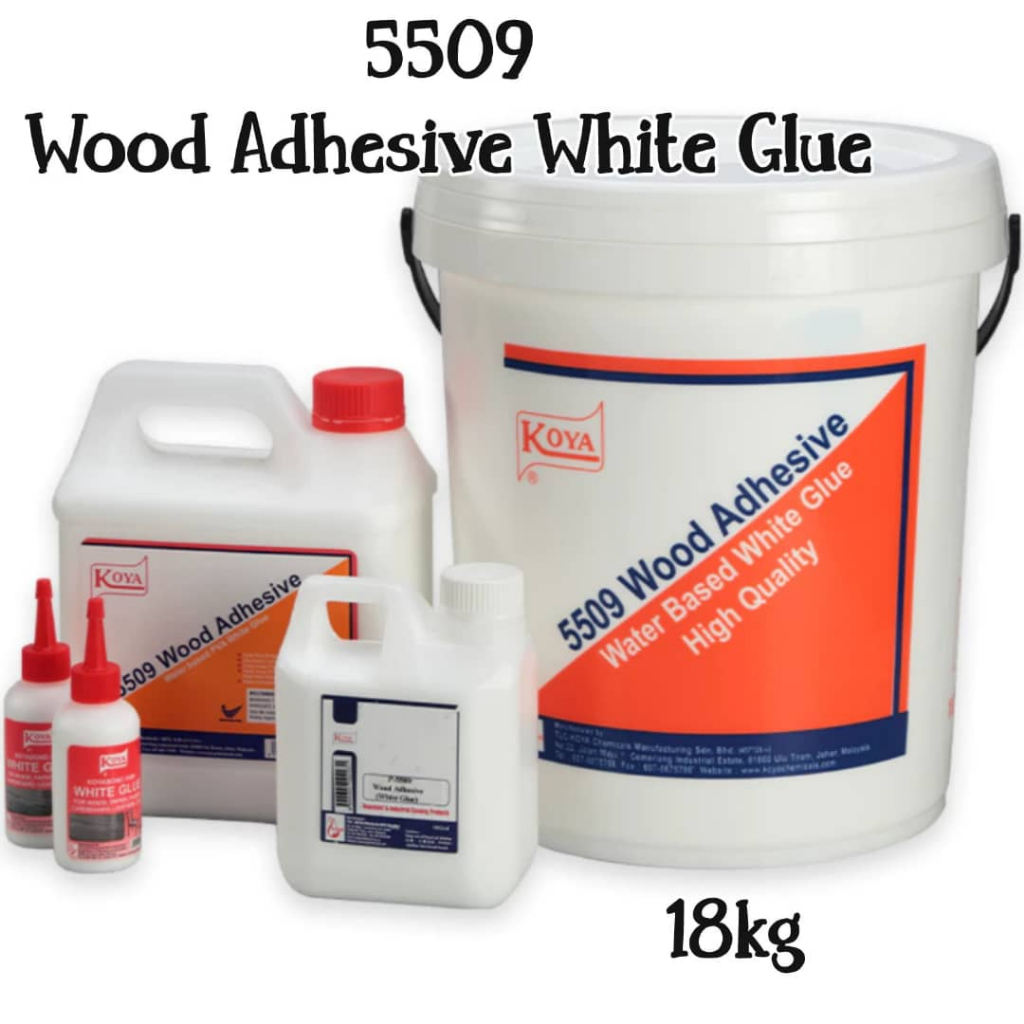 Koya P5509 Wood Adhesive White Glue/家私工业用白胶水 (18KG) | Shopee Malaysia