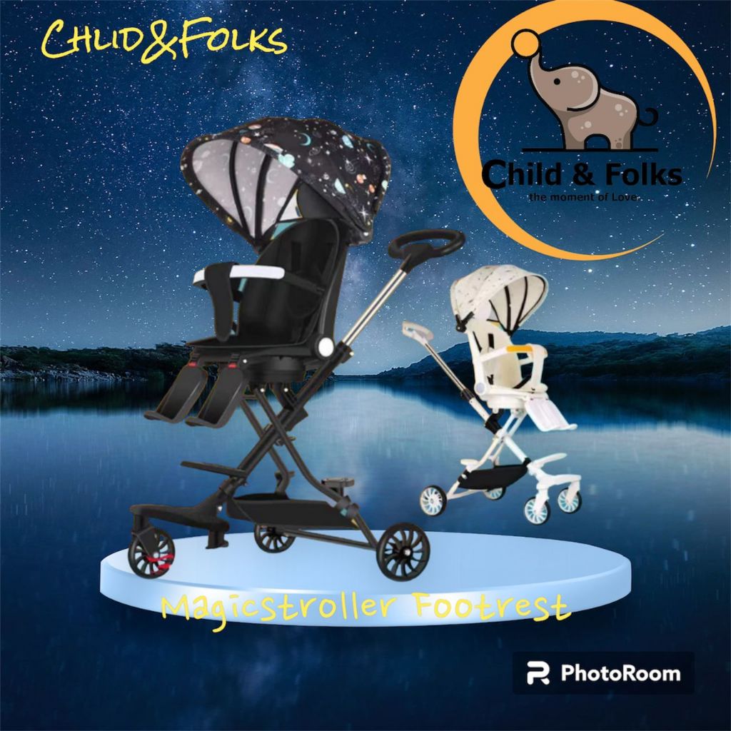 Baby Magic Stroller 360 With Footrest Kids Stroller Baby Stroller ...