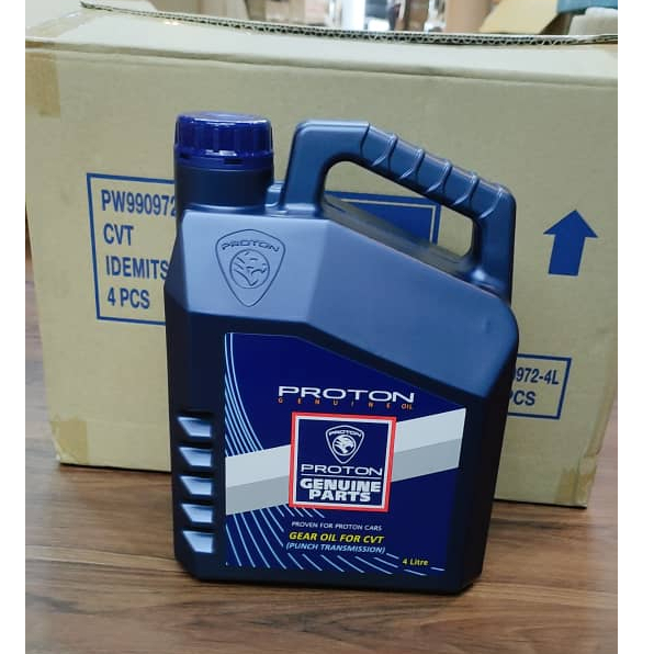 ORIGINAL PROTON CVT AUTO OIL 4L SAGA 16-18' IRIZ FLX PERSONA VVT EXORA ...