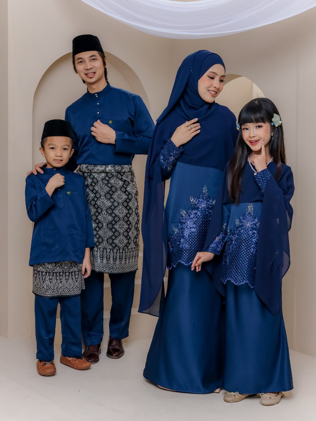 SET FAMILY RAYA 2025 | BAJU KURUNG MODEN | BAJU RAYA SEDONDON | SET IBU ...