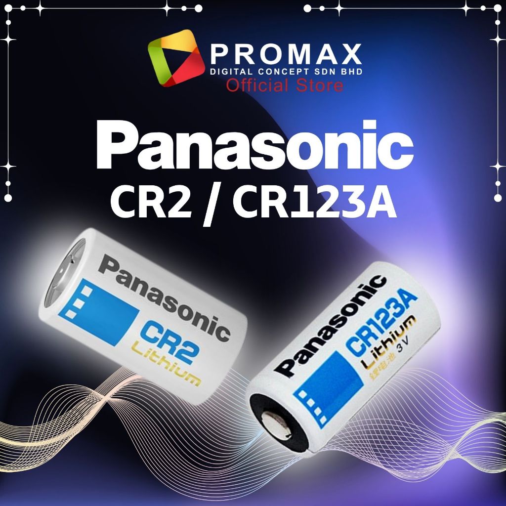 Panasonic CR2 / CR123A 3V Lithium Battery | Shopee Malaysia