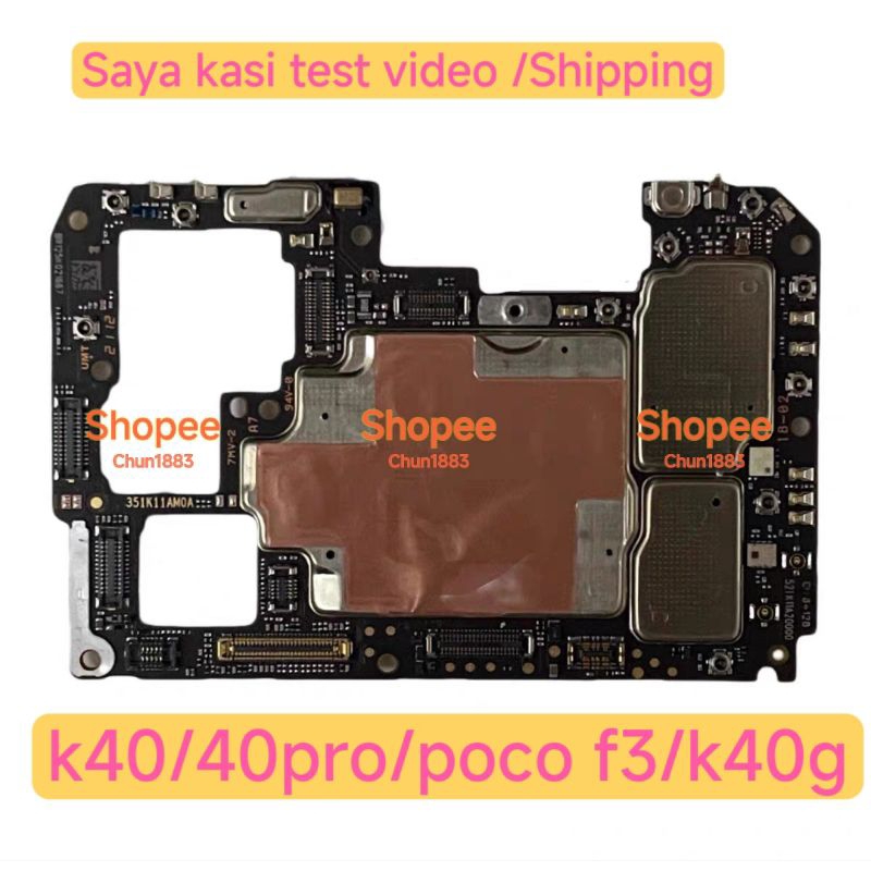 Original Redmi k40 k40 pro k40 gaming poco f3 motherboard 主板 | Shopee Malaysia
