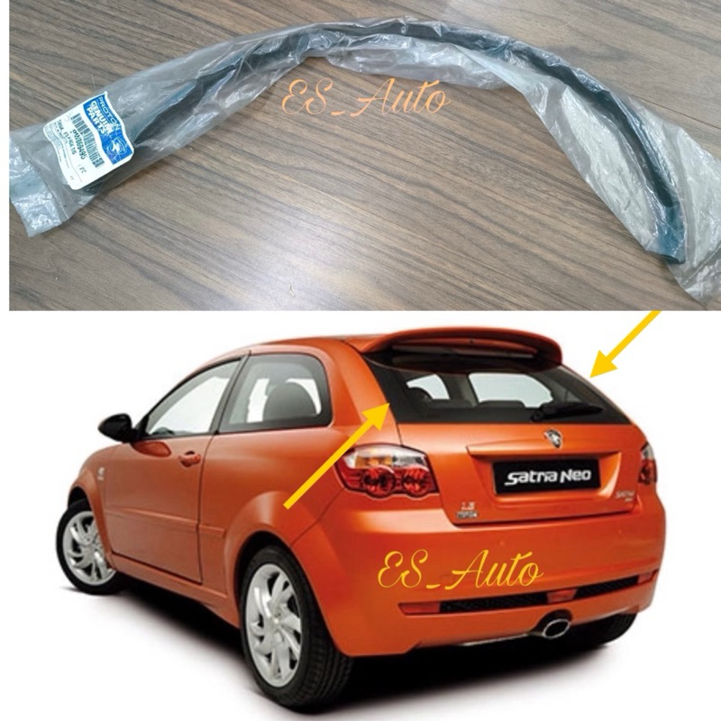 *Original Satria Neo Windscreen Moulding Rubber/ Getah Cermin Belakang ...