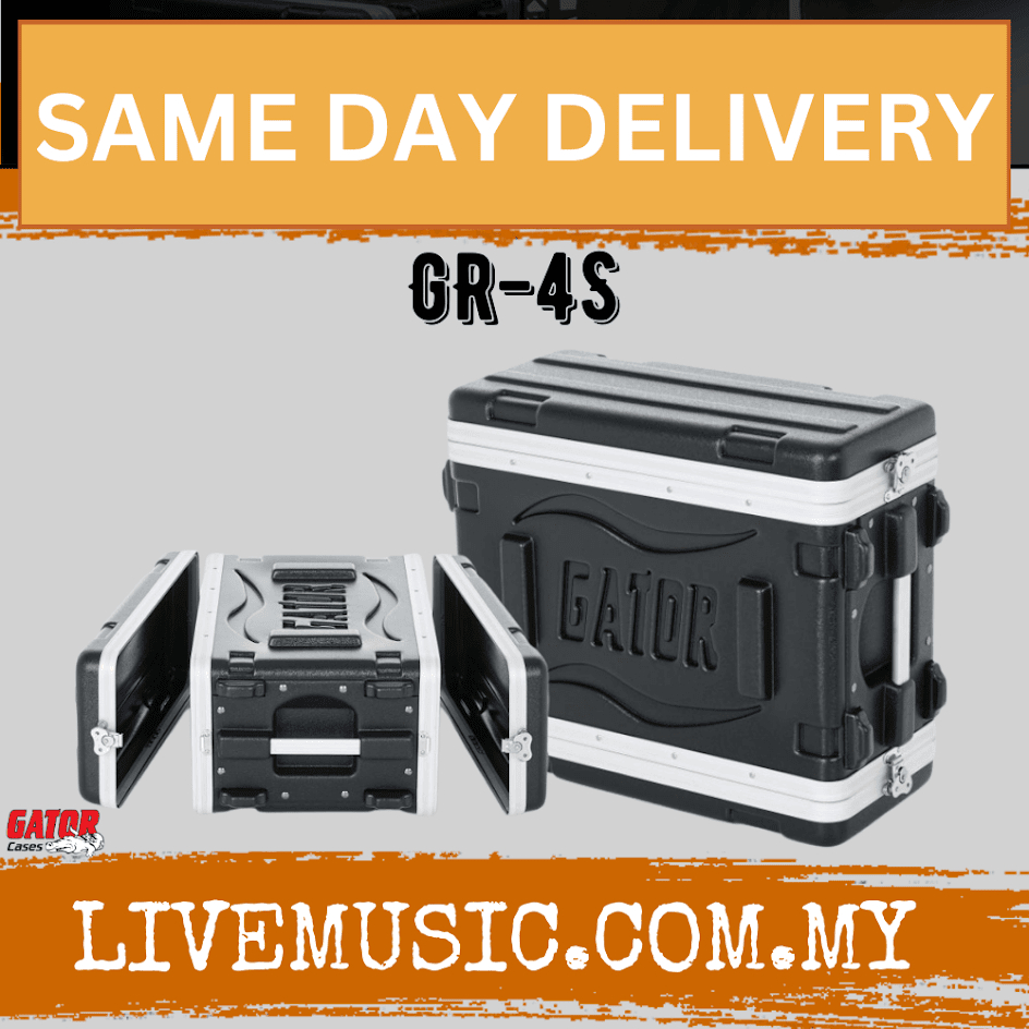 Gator GR-4S 4U Shallow Rack Case - 4 Rack Spaces (GR4S) | Shopee Malaysia